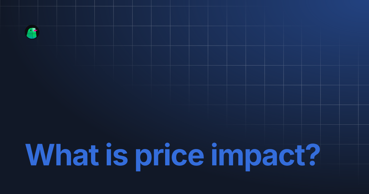 What is price impact?